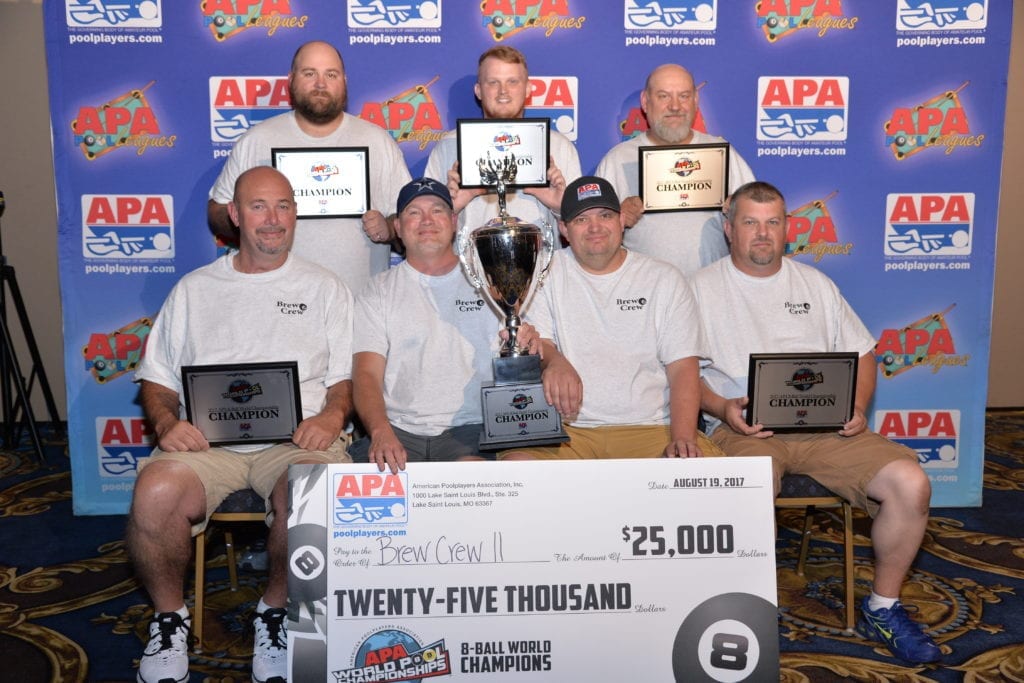 2017 APA 8-Ball World Championship Results