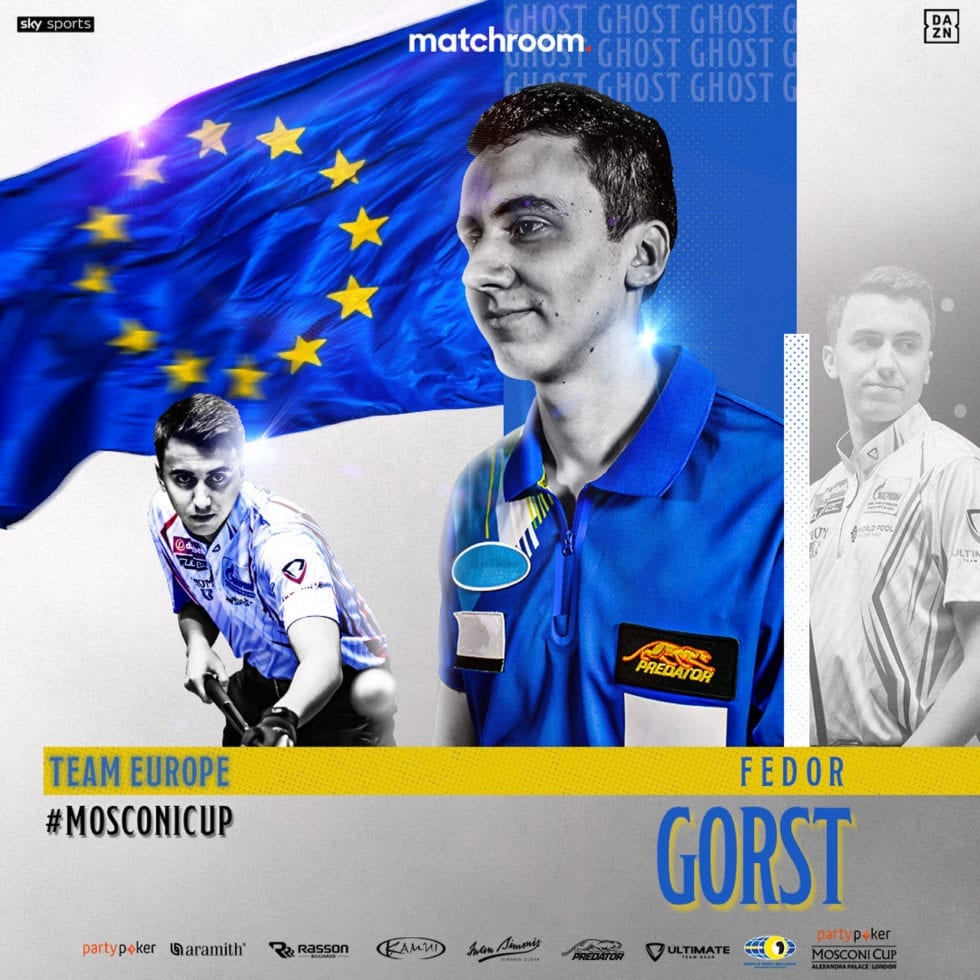 Gorst Named to Team Europe - American Poolplayers Association