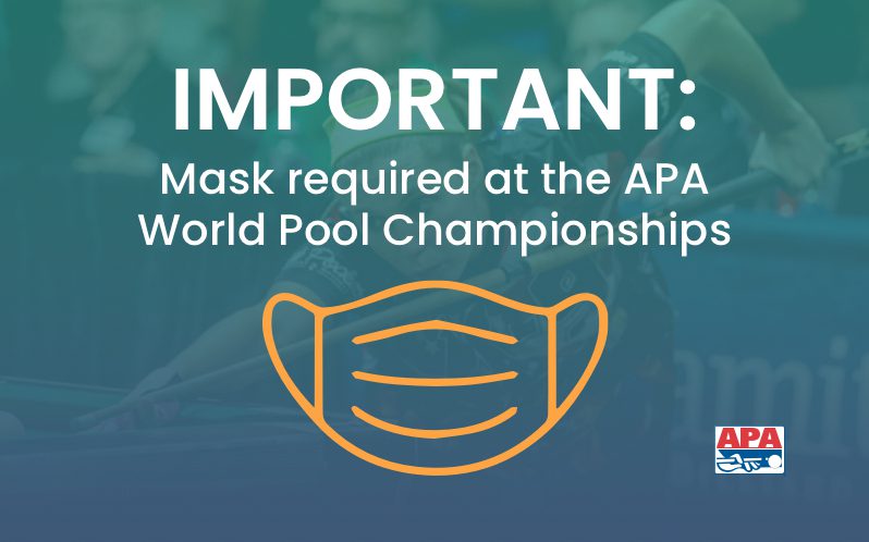 Important: Masks Required at the APA World Championships - American ...