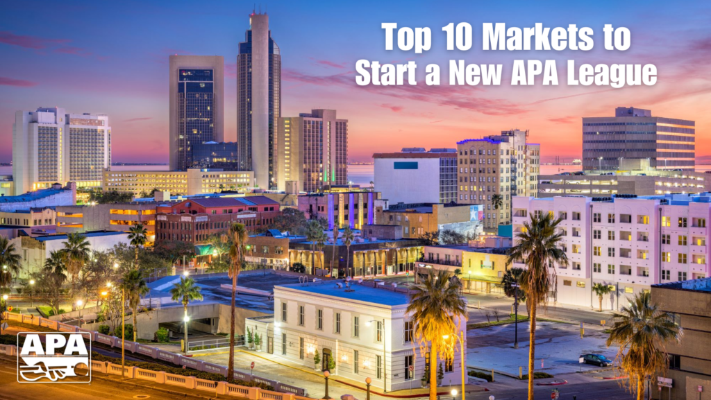 Top 10 Markets to Start a New APA League - American Poolplayers Association