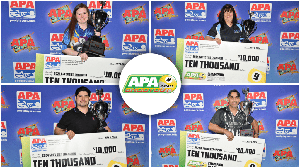 2024 APA 9-Ball Shootout Final Results - American Poolplayers Association