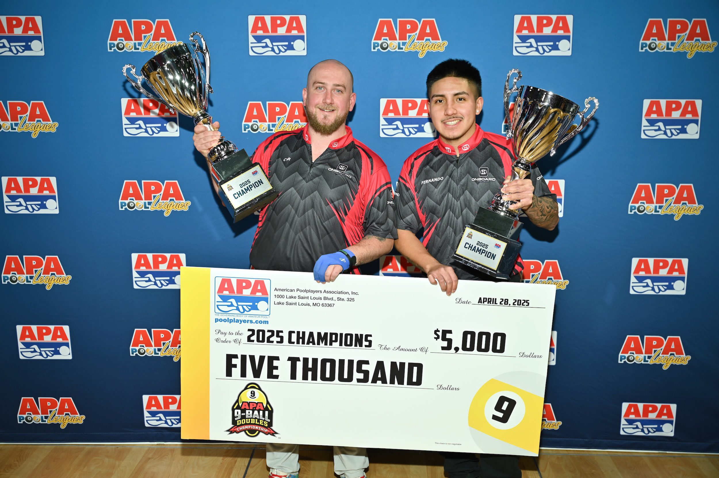 2025 9-Ball Doubles Final Results - American Poolplayers Association
